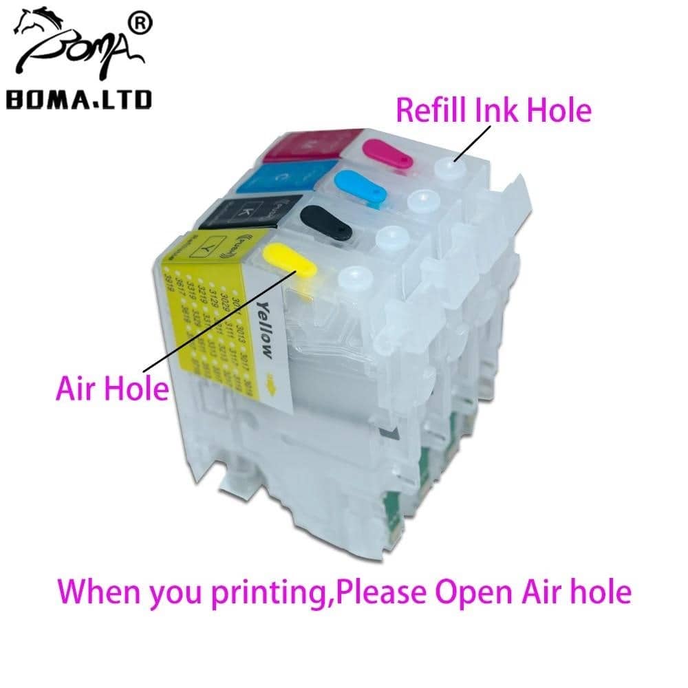 Європа LC422 LC422XL багаторазового чорнильного картриджа з чіпом для принтера Brother MFC J5340 ...