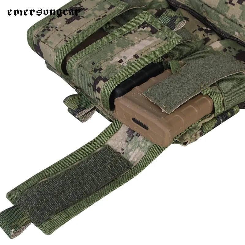 Emersongear Assault Back Panel Tactical MOLLE Vest Ammo Carrier Pouch ...